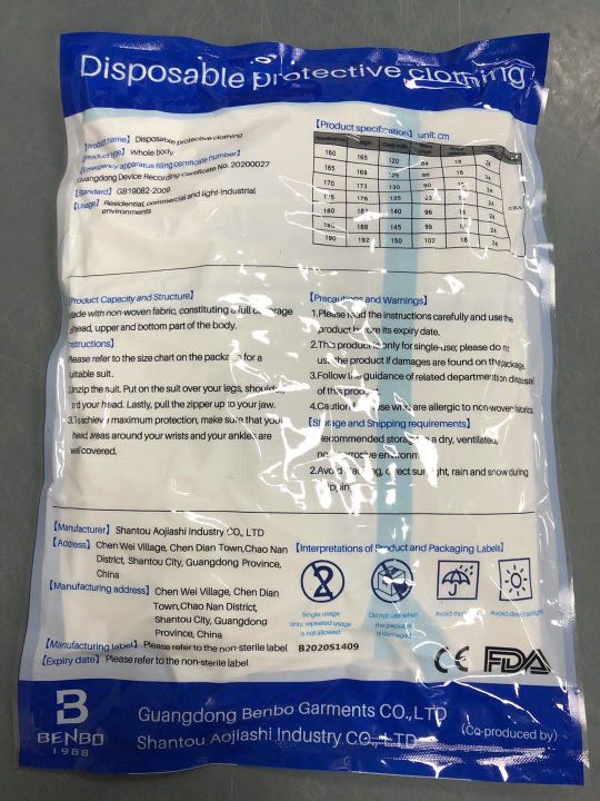 PPE lab gown shoe cover head cap, Beauty & Personal Care, Sanitary ...