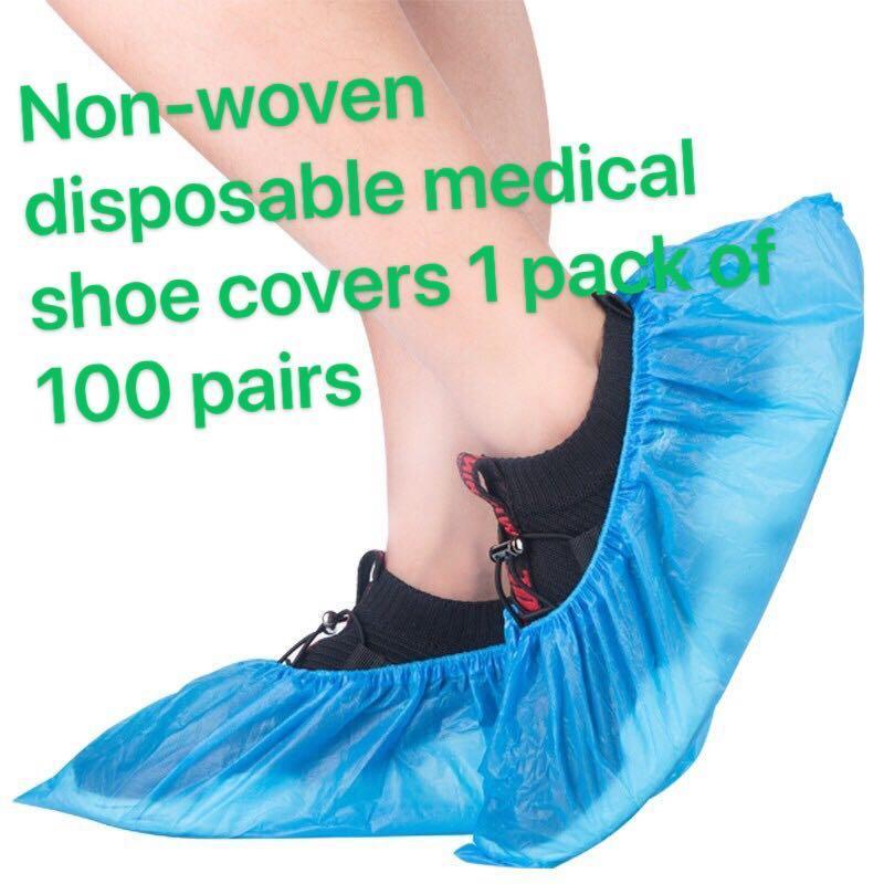 PPE lab gown shoe cover head cap, Beauty & Personal Care, Sanitary ...