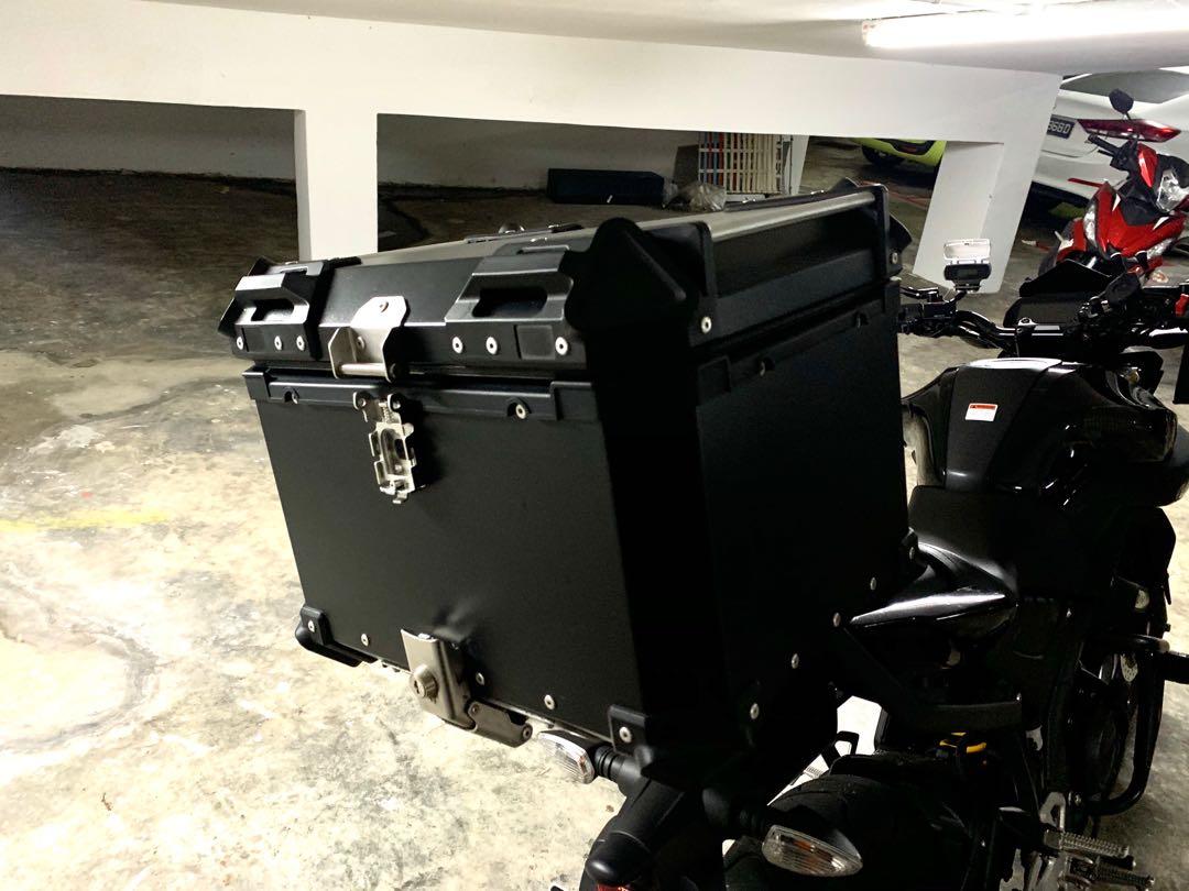 SHAD Rack and 45L Aluminium Box (MT15 2019), Motorcycles, Motorcycle ...