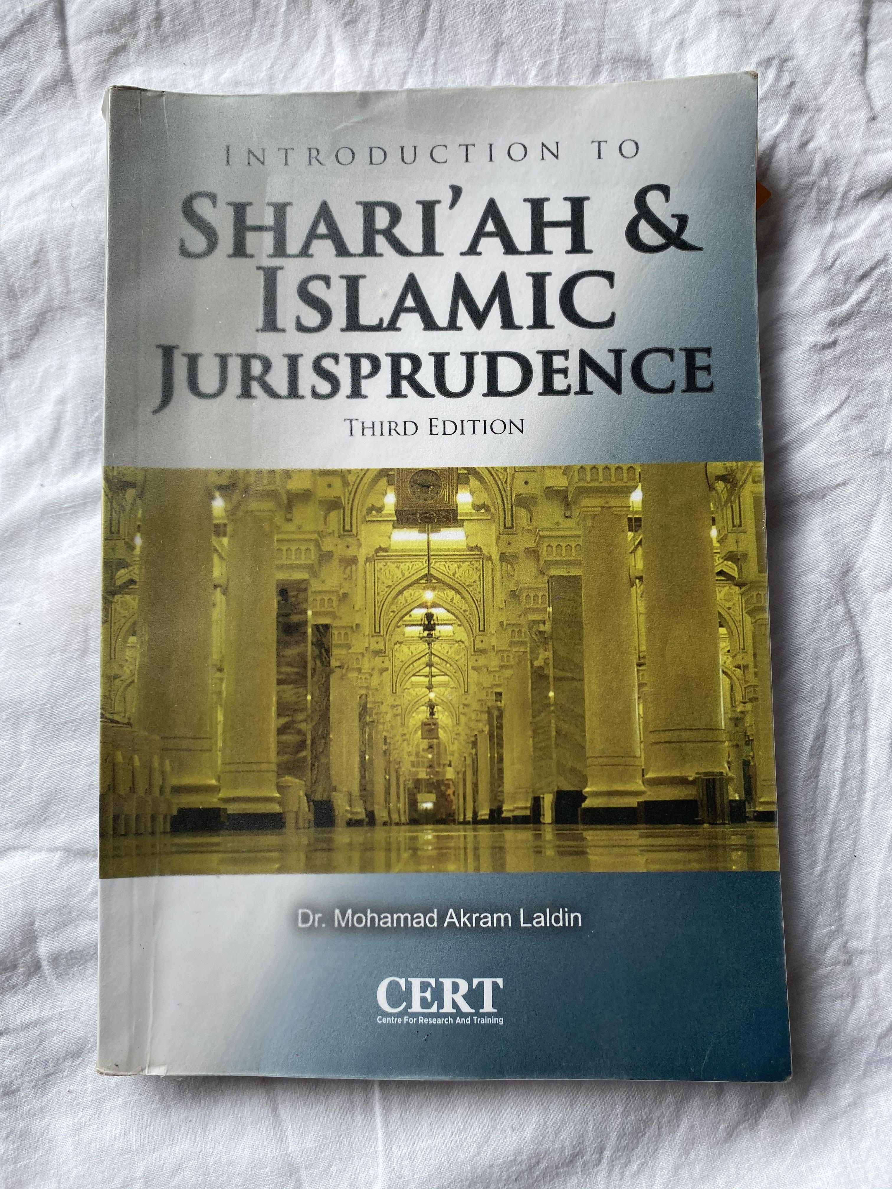 Shari'ah & Islamic Jurispudence by Dr. Mohamad Akram Laldin, Hobbies ...