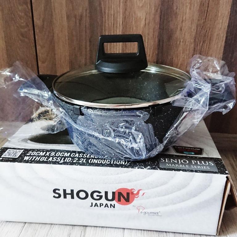 Shogun Japan by La Gourmet 20cm Casserole Pot with Glass Lid "Senjo ...