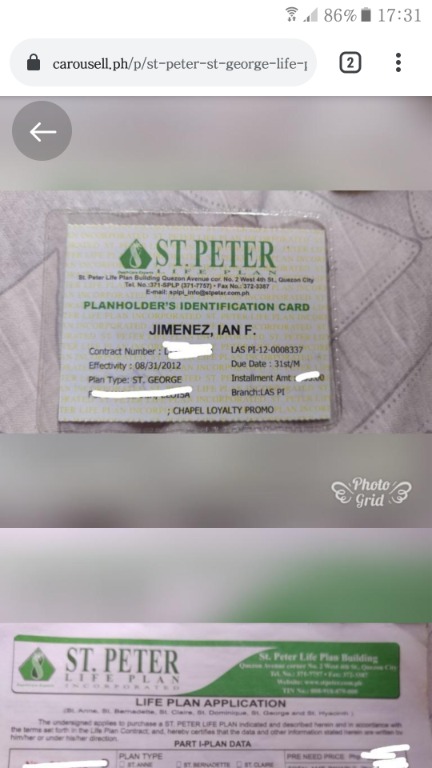 St. Peter Life Plan/ St.George, Everything Else, Others on Carousell