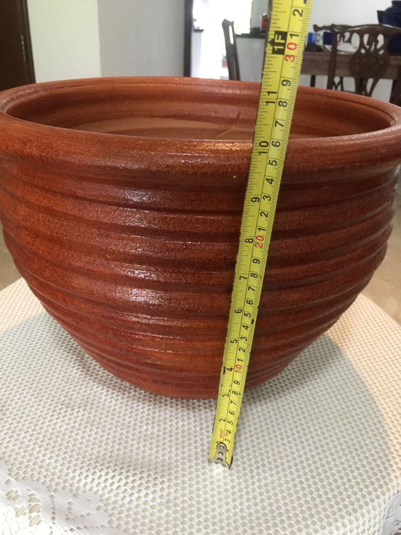 Unique shape & size of colorful pots (3 pcs), Furniture & Home Living ...