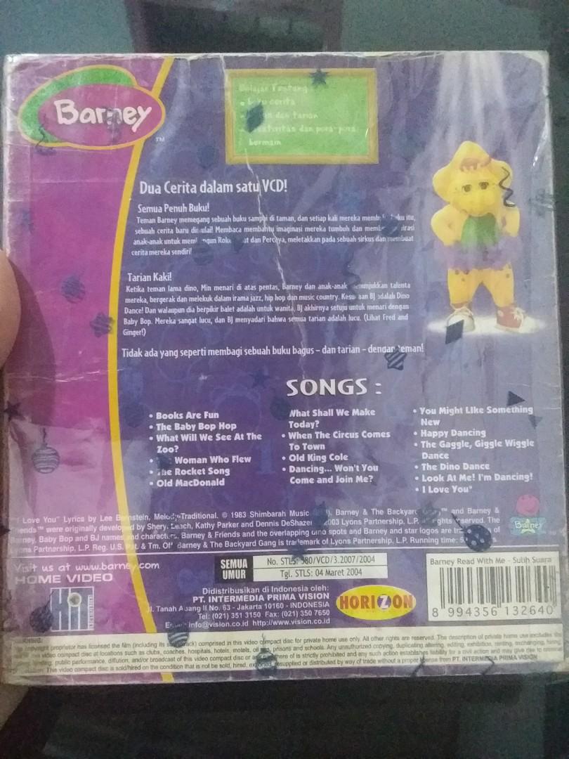 VCD Barney, Bayi & Anak, Lainnya di Carousell
