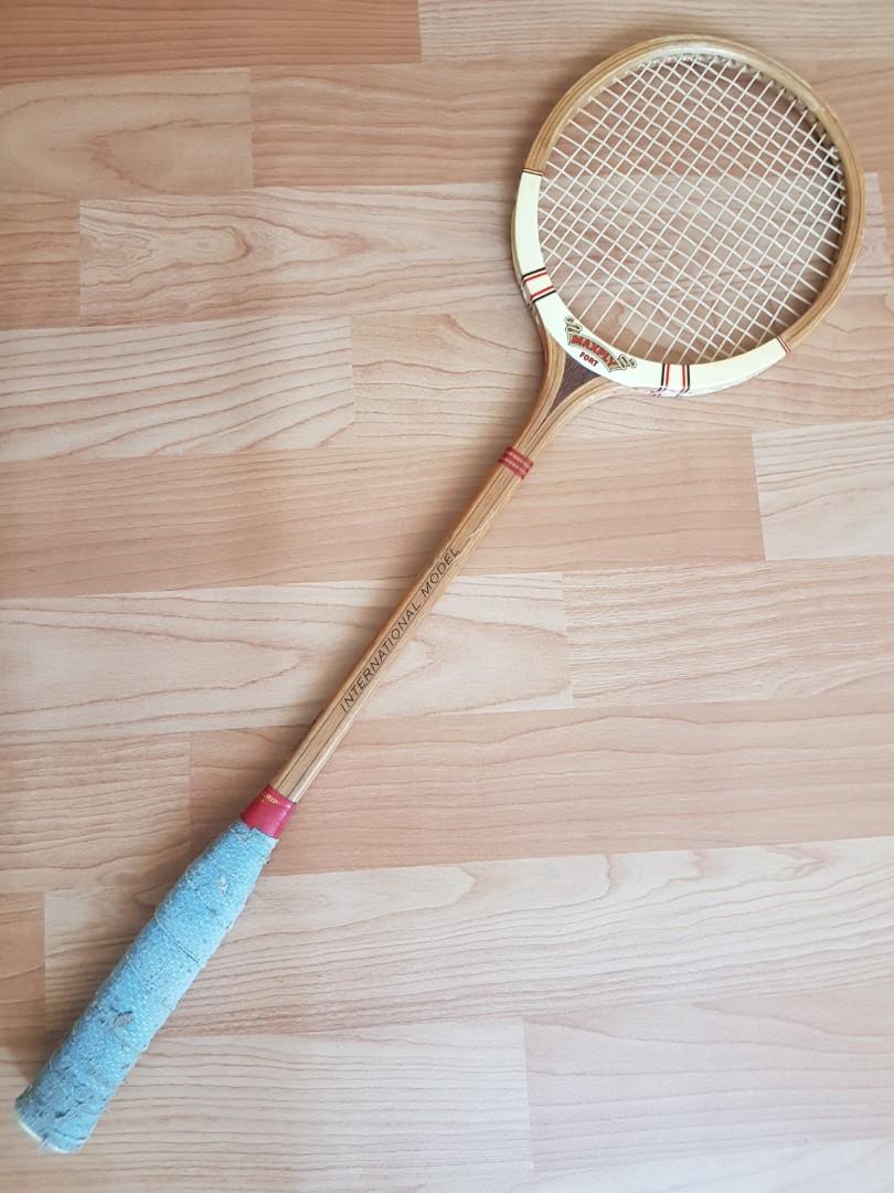 Vintage Dunlop Maxply Fort Wooden Racket, Hobbies & Toys, Memorabilia ...