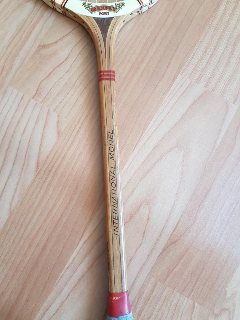 Vintage Dunlop Maxply Fort Wooden Racket, Hobbies & Toys, Memorabilia ...