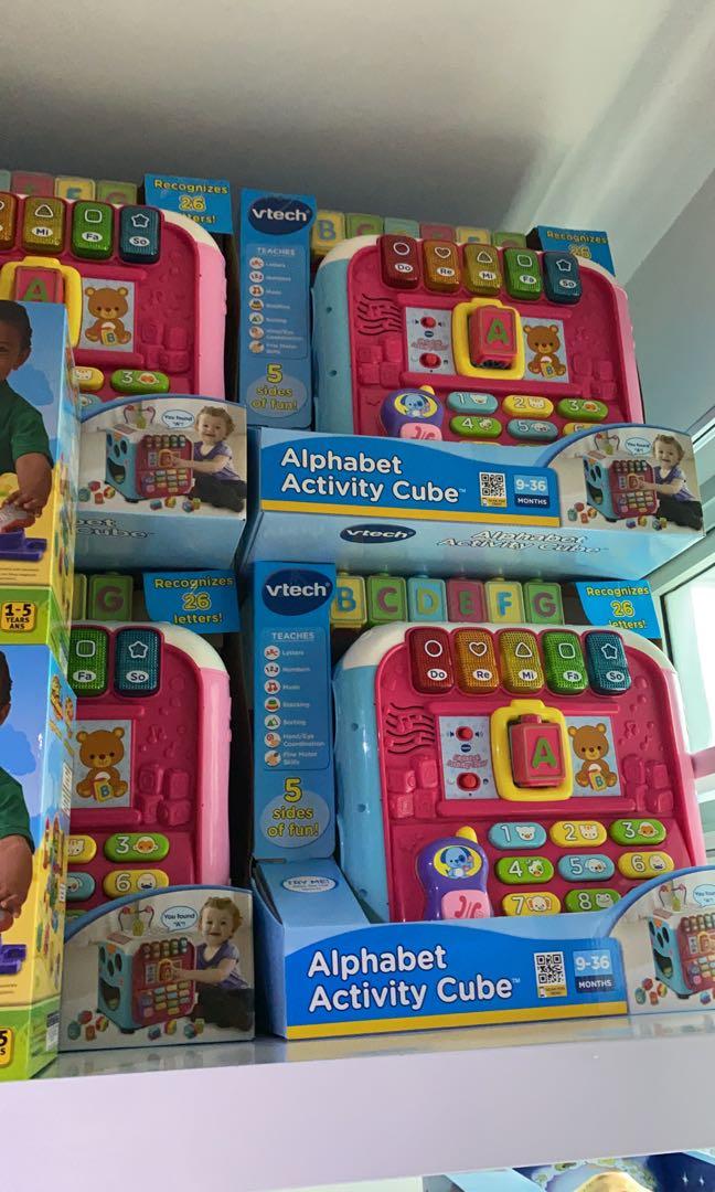 Vtech alphabets activity cube, Babies & Kids, Infant Playtime on Carousell