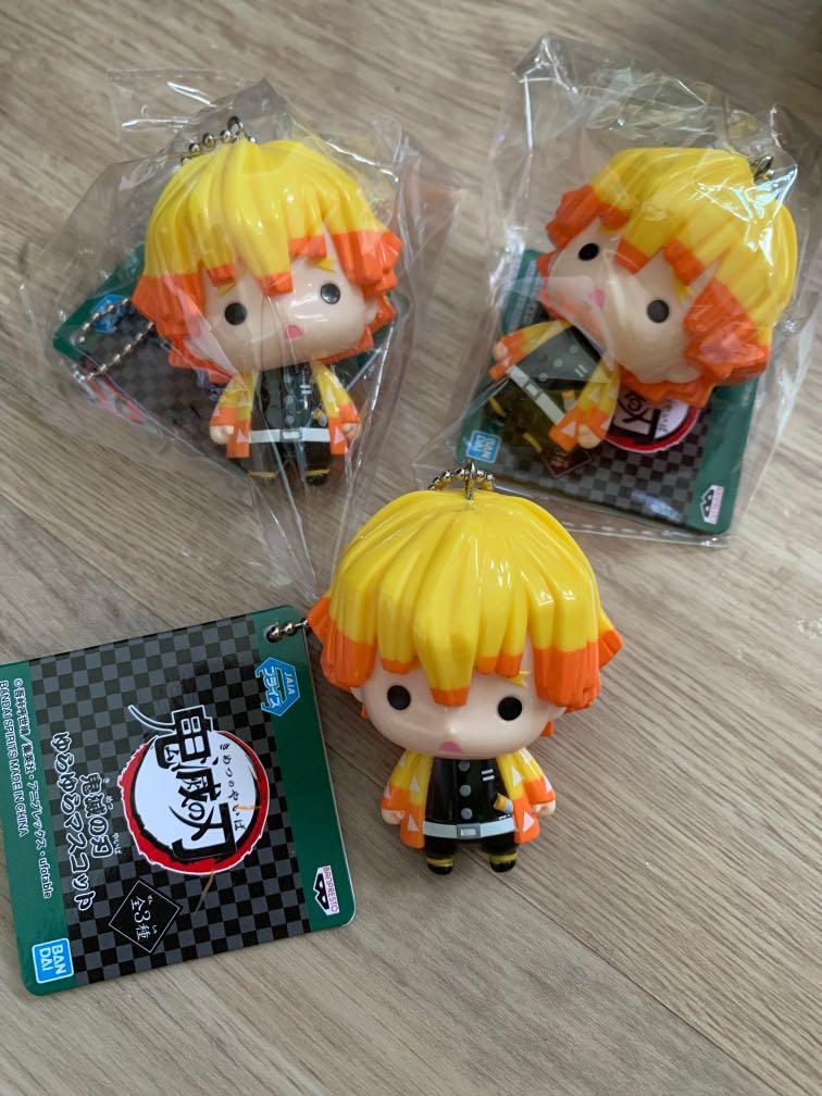 Zenitsu keychains, Hobbies & Toys, Toys & Games on Carousell
