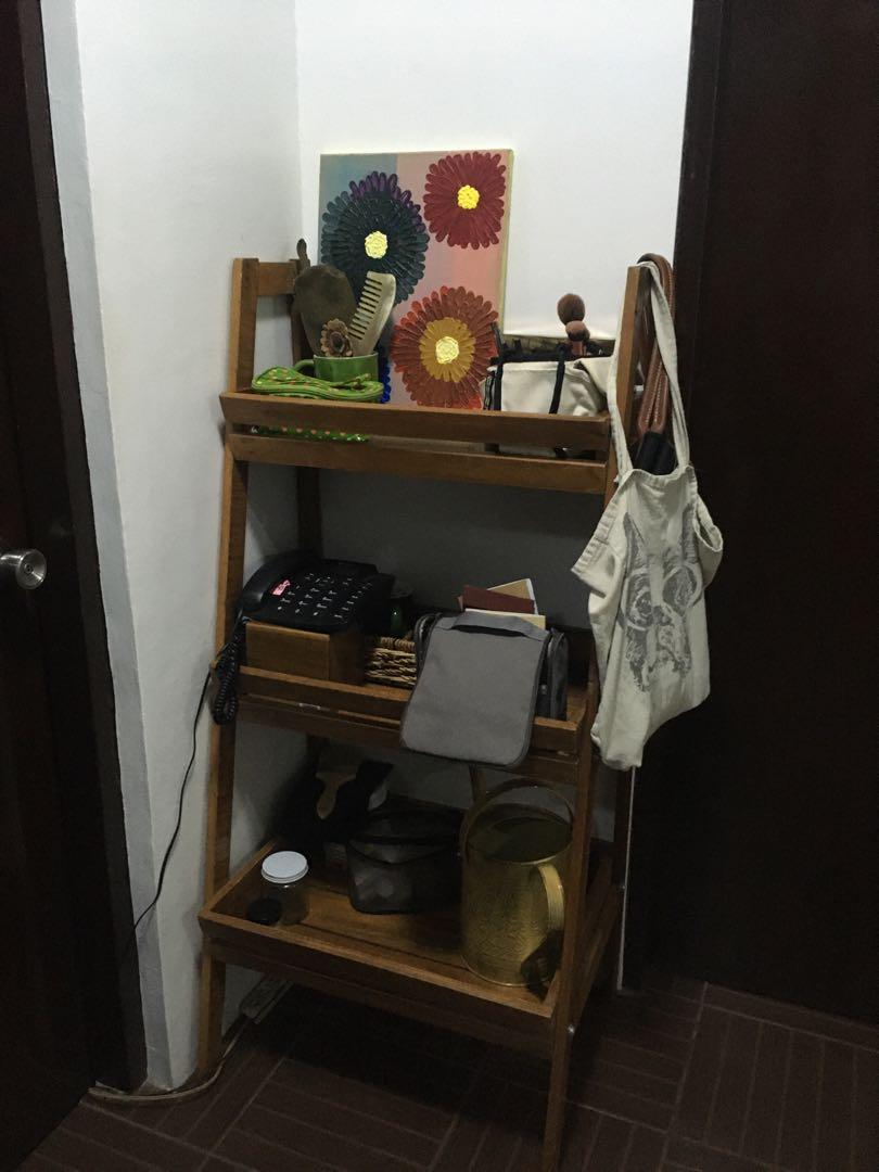 3-layer wooden shelf, Furniture & Home Living, Furniture, Shelves ...