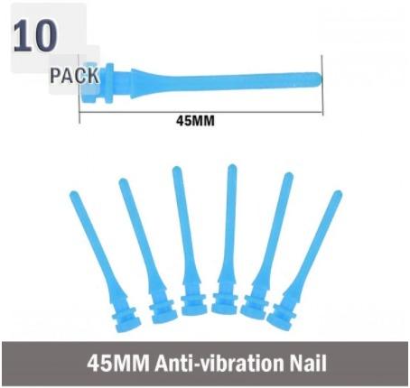 45mm Blue Rivet Rubber PC Fan Anti Vibration Mount Silicone Screws ...