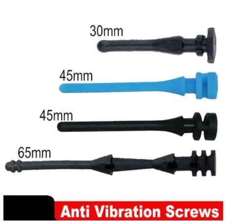 45mm Blue Rivet Rubber PC Fan Anti Vibration Mount Silicone Screws ...