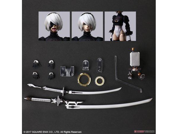 預訂 4月 日版 JP SQUARE ENIX 2B DX NIER:AUTOMATA PLAY ARTS KAI [YORHA NO.2 ...