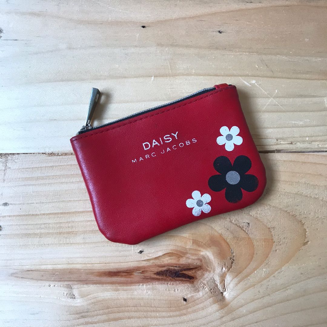 AUTH MARC JACOBS DAISY COIN POUCH, Women's Fashion, Bags & Wallets, Wallets & Card holders on ...