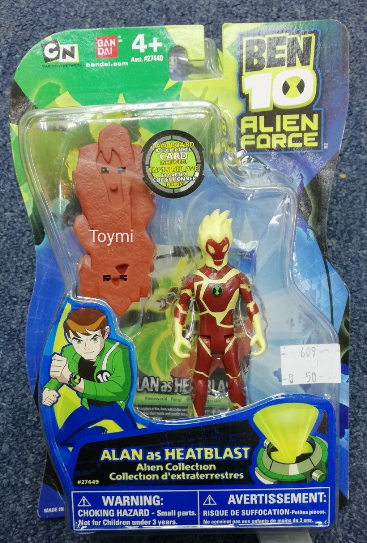 Bandai original Ben 10 Heatblast Action Figure, Hobbies & Toys ...