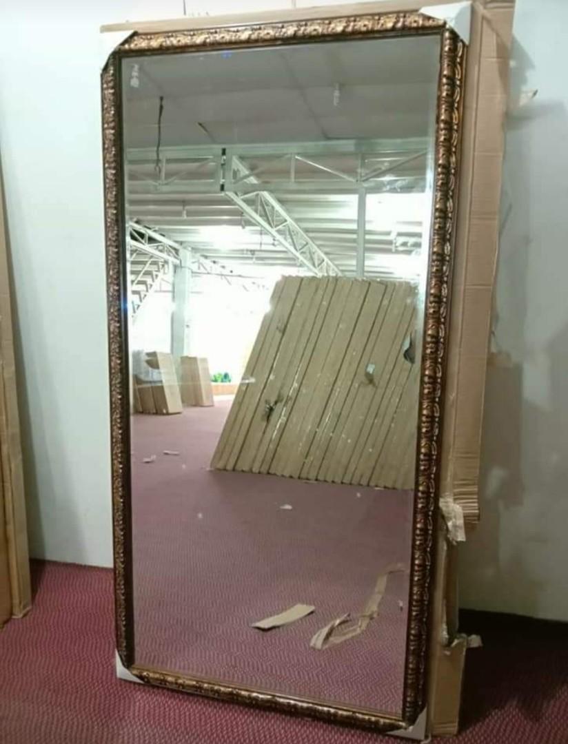 Big Mirror /Cermin Besar / Cermin Deco / Cermin Viral, Furniture & Home ...