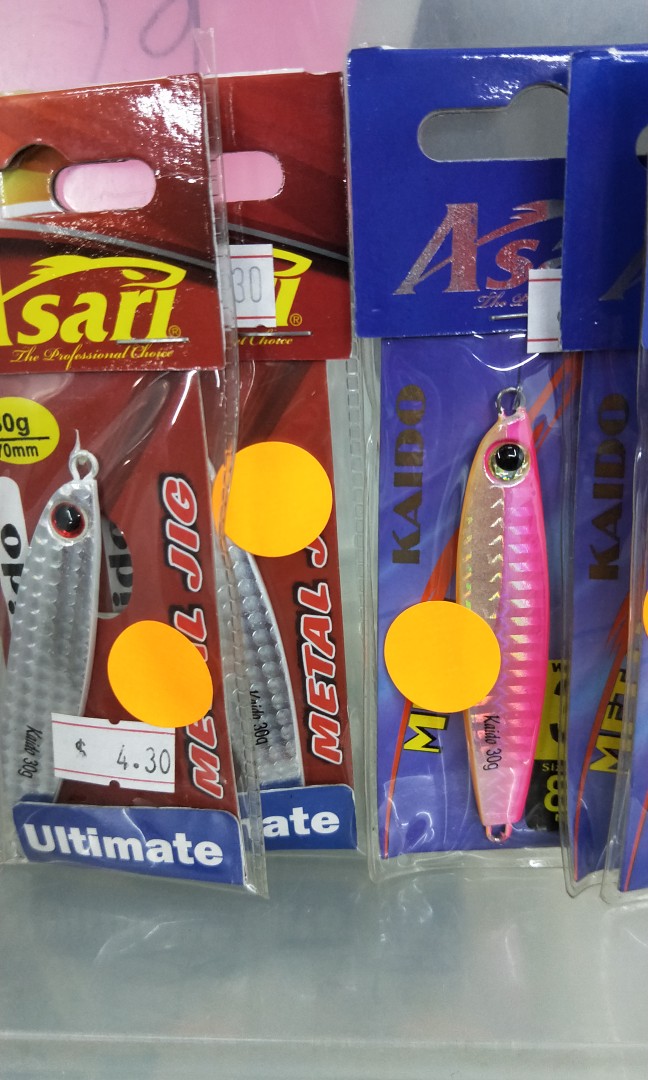 Mega Sale - BN Asari fishing jigs, Sports, Sports & Games Equipment on ...