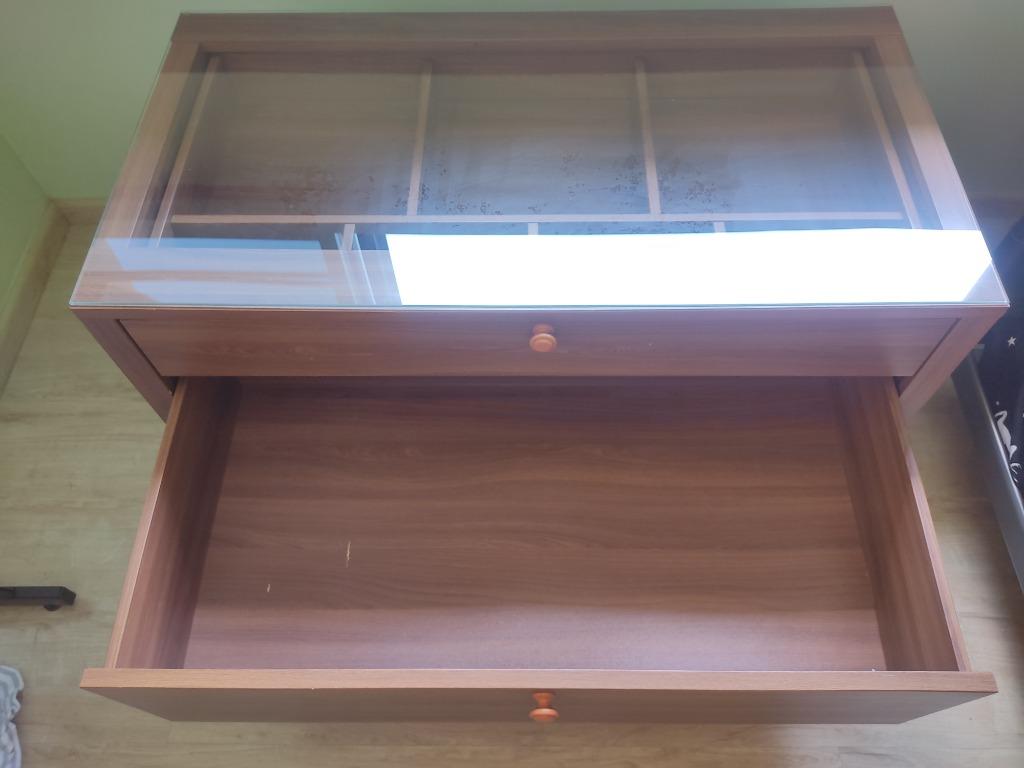 Cabinet Drawer with Glass Top Display, Furniture & Home Living ...