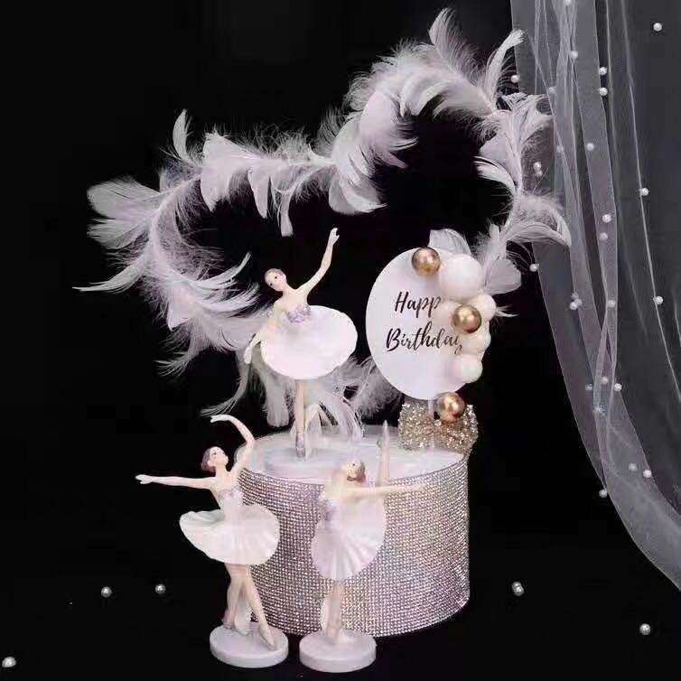 Cake Topper - Dancing girl / Ballet Dancing, Hobbies & Toys, Stationery ...