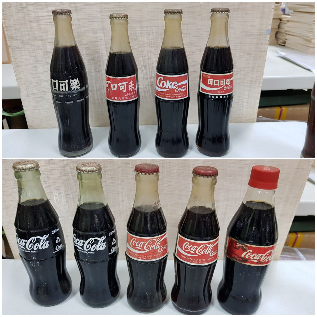 Coca-cola coke bottles set, Hobbies & Toys, Memorabilia & Collectibles ...