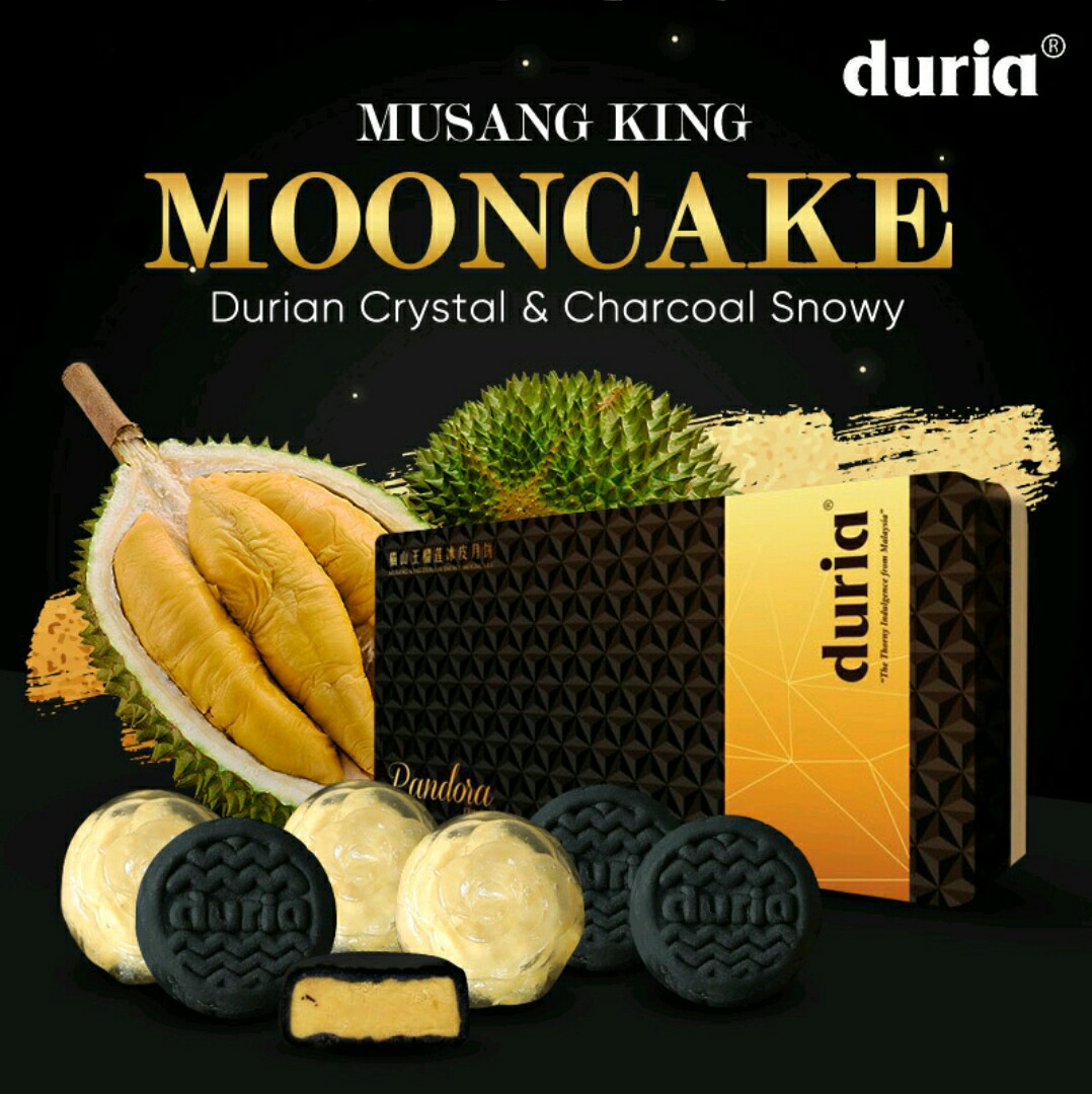 Duria Limited Edition Musang King Durian Mooncake, Food & Drinks, Local ...