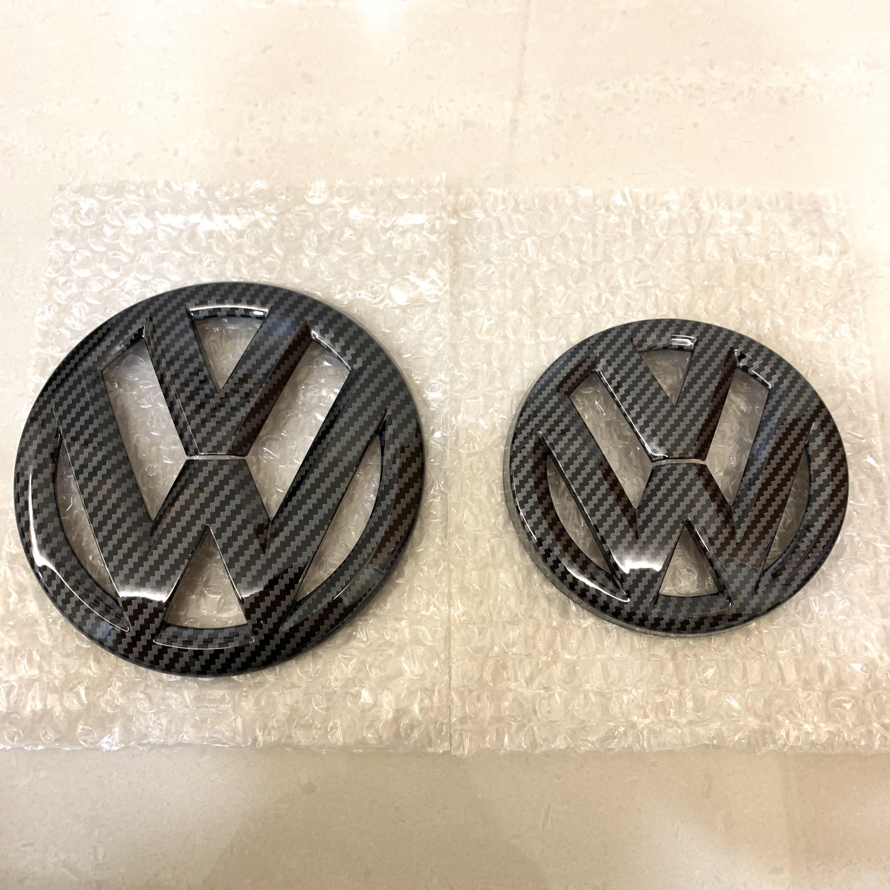 Instock Volkswagen Golf MK7 MK7.5 VW Emblems Carbon Fibre Matte Gloss ...