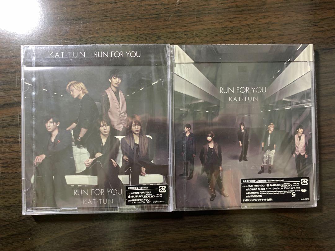 KAT-TUN Run For You SINGLE SG 日版初回限定盤 通常盤 龜梨和也 中丸雄一 上田龍也 田中聖 田口淳之介 KT KATTUN CD, 興趣及遊戲, 收藏品及紀念品 ...