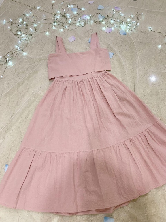 Lala: Pink Dress, Women's Fashion, Dresses & Sets, Dresses on Carousell