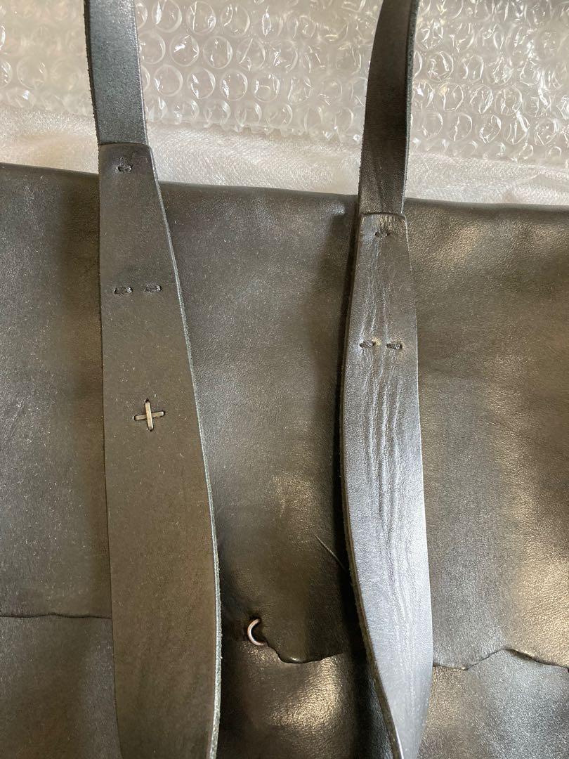 M.A+ Maurizio Amadei Leather Accordion Bag, Men's Fashion, Bags, Sling ...