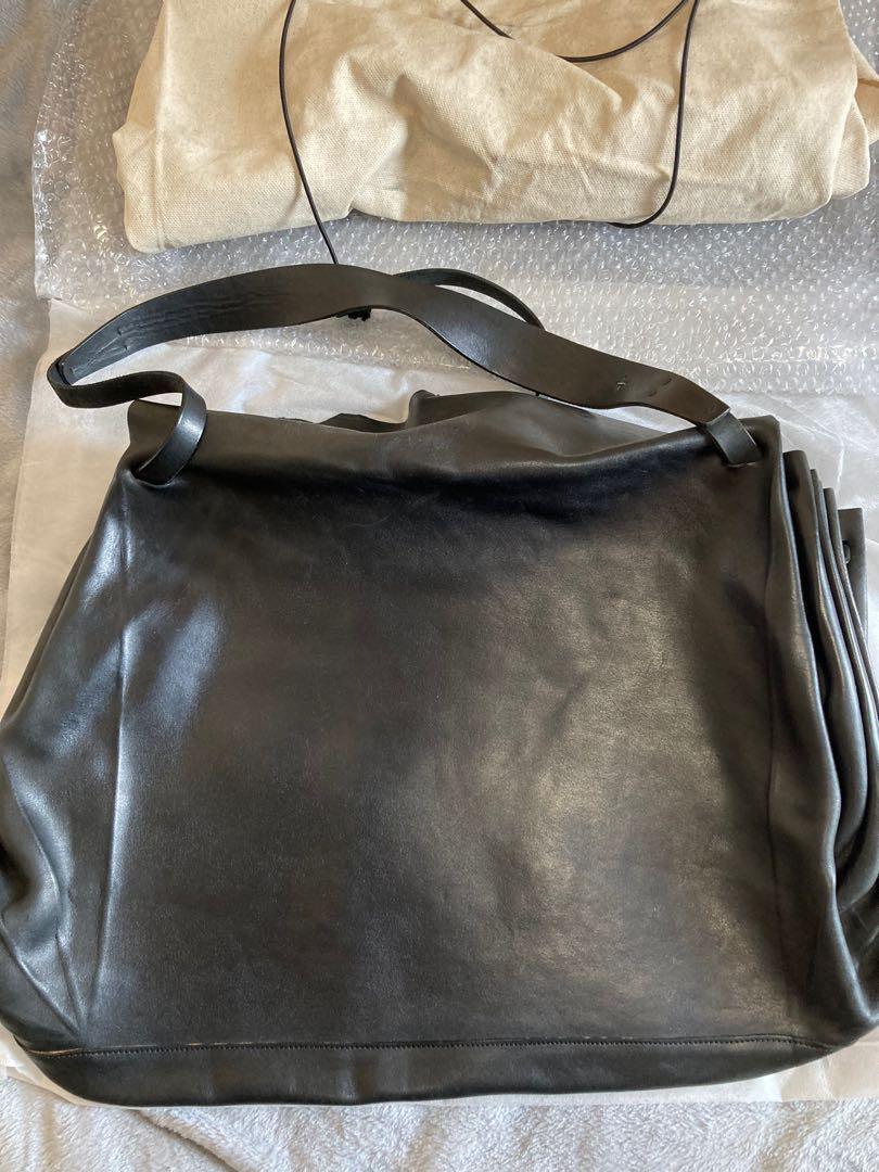 M.A+ Maurizio Amadei Leather Accordion Bag, Men's Fashion, Bags, Sling ...