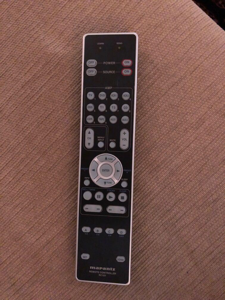 Marantz RC-101 RC101 Learning Remote Control Controller, Audio, Other ...