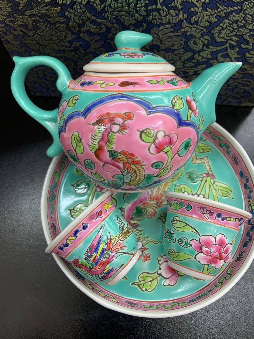 New Arrival / Peranakan Teapot Set (Small) -Suitable for Wedding Tea ...