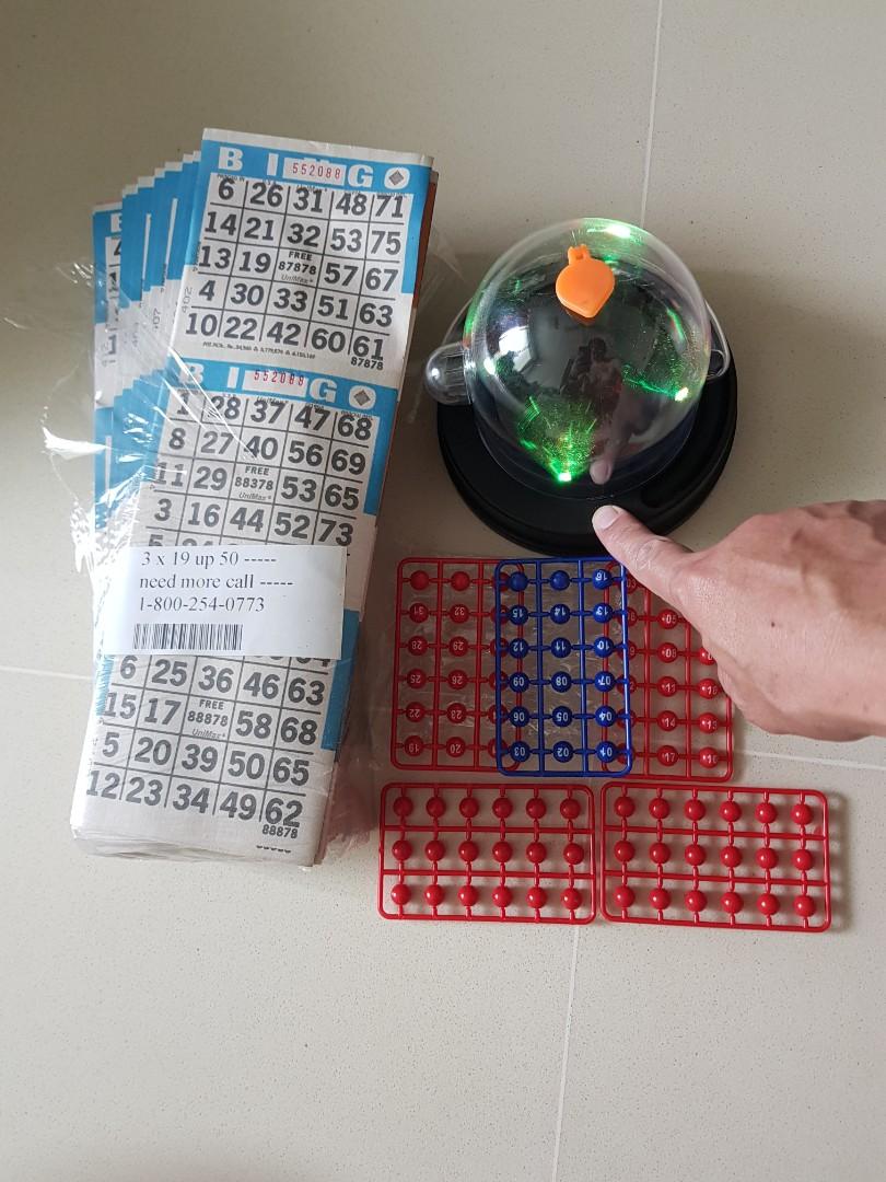 New Bingo Electric Shaker Machine & 2850 Bingo cards., Hobbies & Toys ...