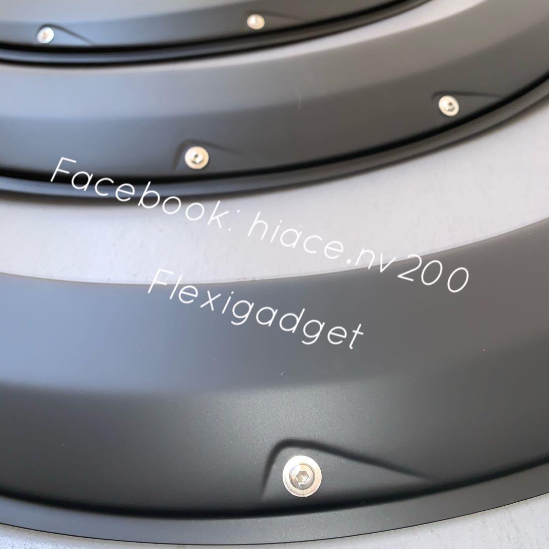 NV350 Fender Black / Nissan NV350e Wide Matt Black Fender ...