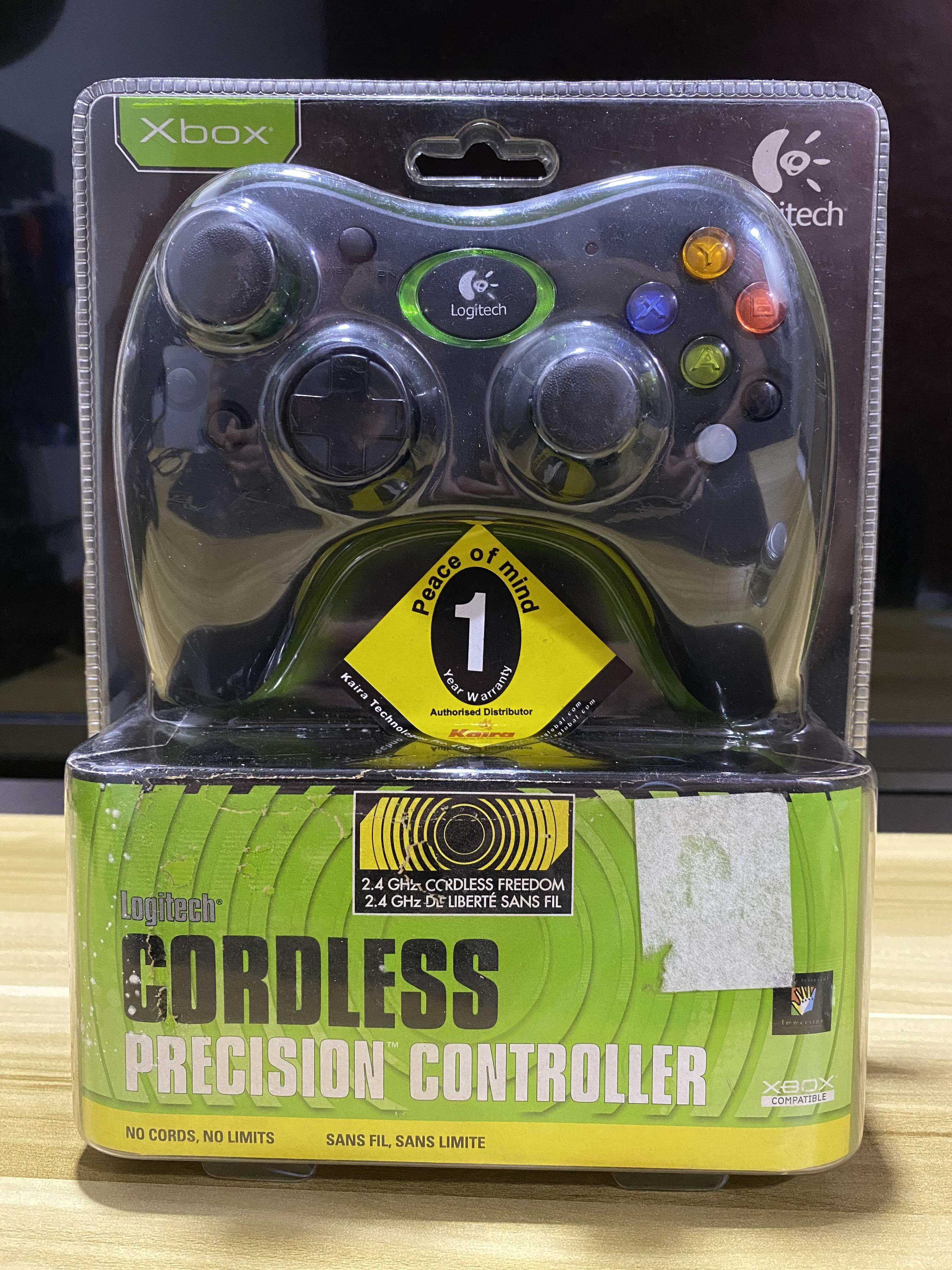 [Original Xbox] Logitech Wireless Controller, Video Gaming, Video Game ...