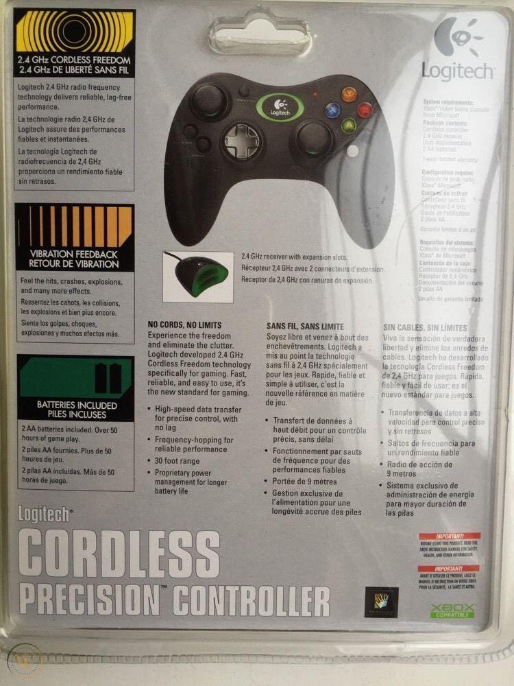 [Original Xbox] Logitech Wireless Controller, Video Gaming, Video Game ...