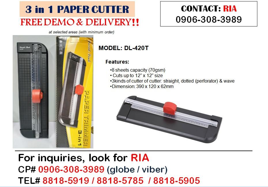 Paper cutter / paper trimmer / perforator / stub cut / dotted, Hobbies ...