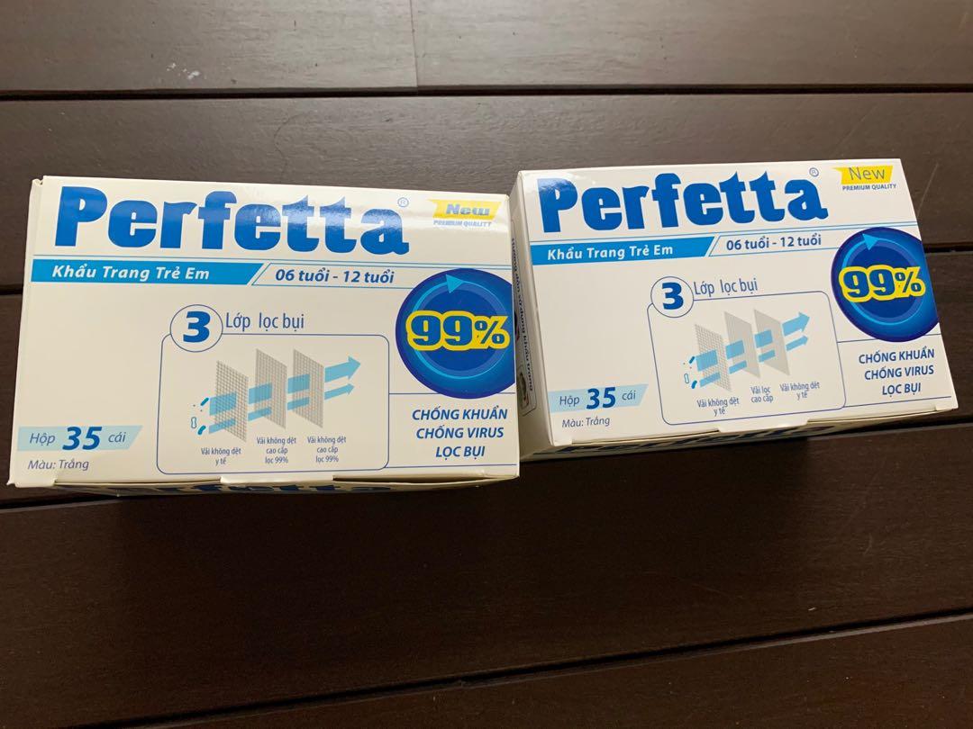 Perfetta Kids Mask - 2 boxes for $20 (comfortable and each mask ...