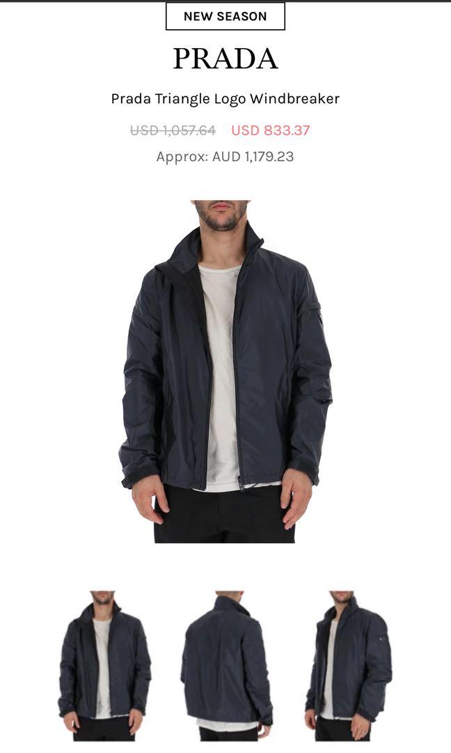 PRADA windbreaker jacket collaboration with goretex (original), Men's ...