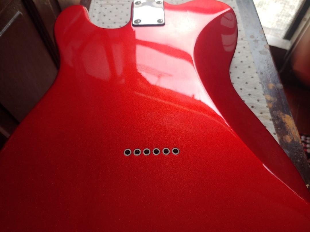 RJ Broadcaster electric guitar, Hobbies & Toys, Music & Media, Musical ...