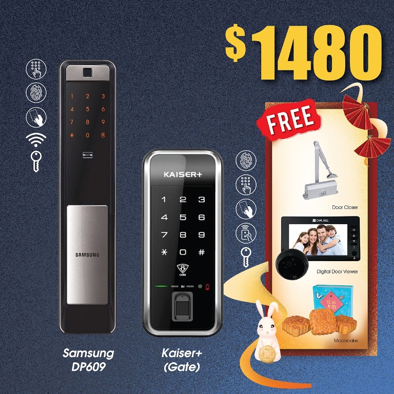 Samsung 609 + Kaiser Gate Bundle, Furniture & Home Living, Security ...