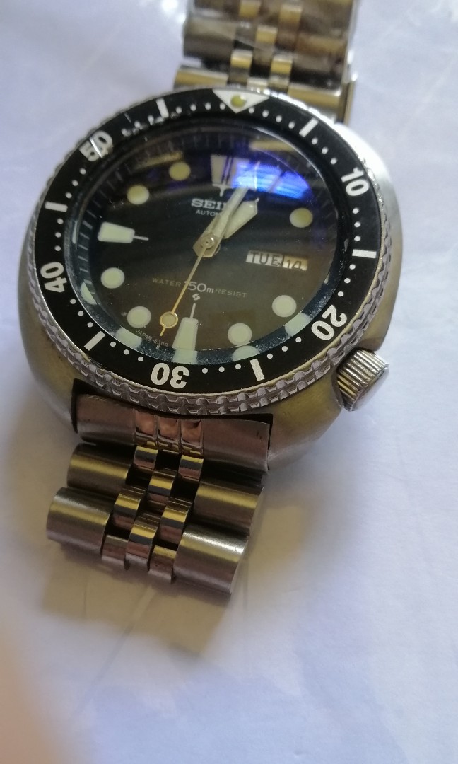 (Reduce) Seiko vintage turtle 6309-7040 automatic diver watch, Men's Fashion, Watches on Carousell