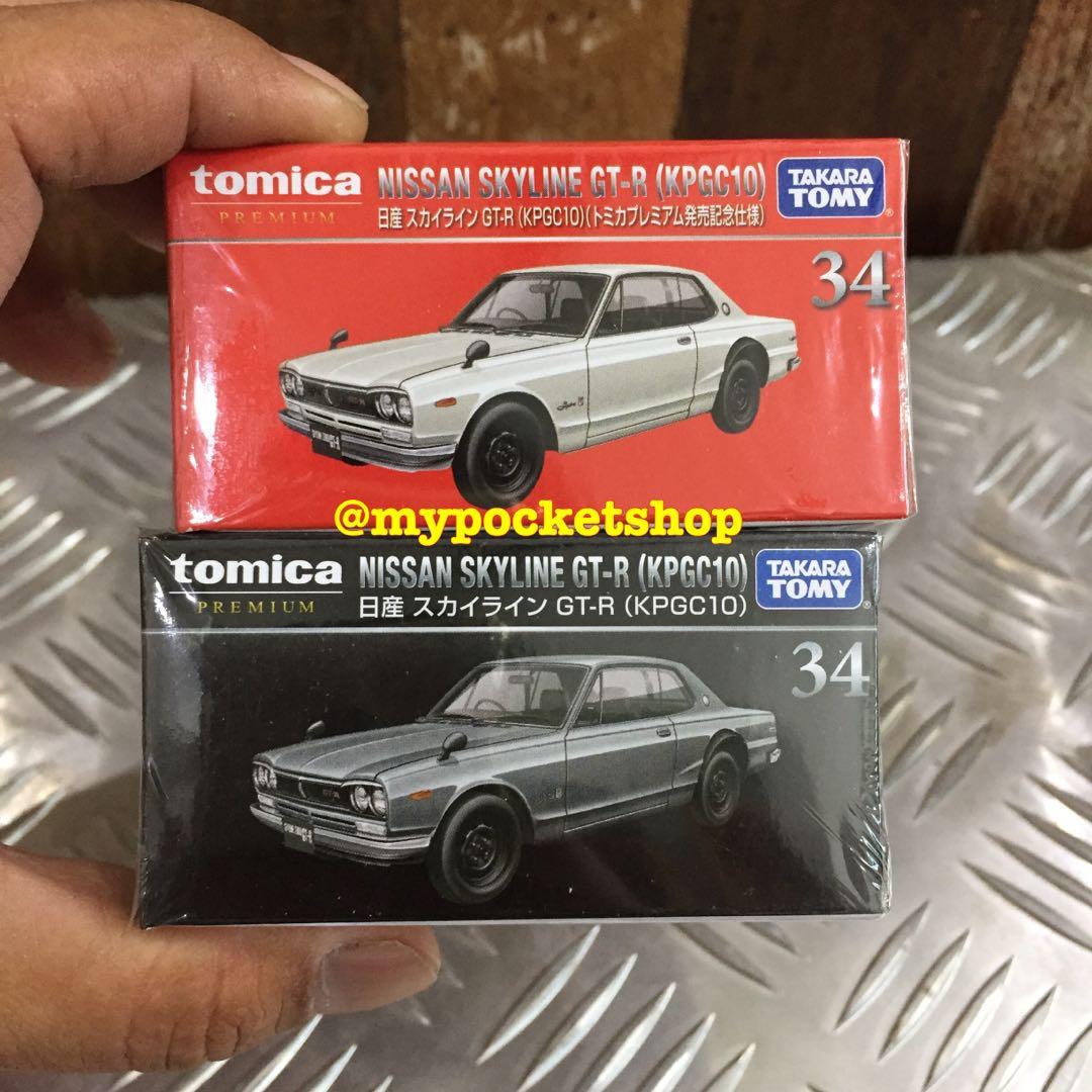 (SOLD) Tomica Premium No. 34 NISSAN SKYLINE GT-R (KPGC10), Hobbies & Toys, Toys & Games on Carousell