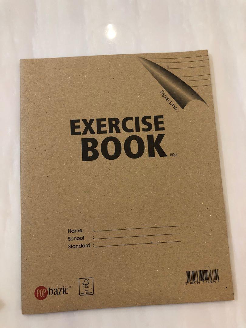 Triple line exercise book, Hobbies & Toys, Books & Magazines ...
