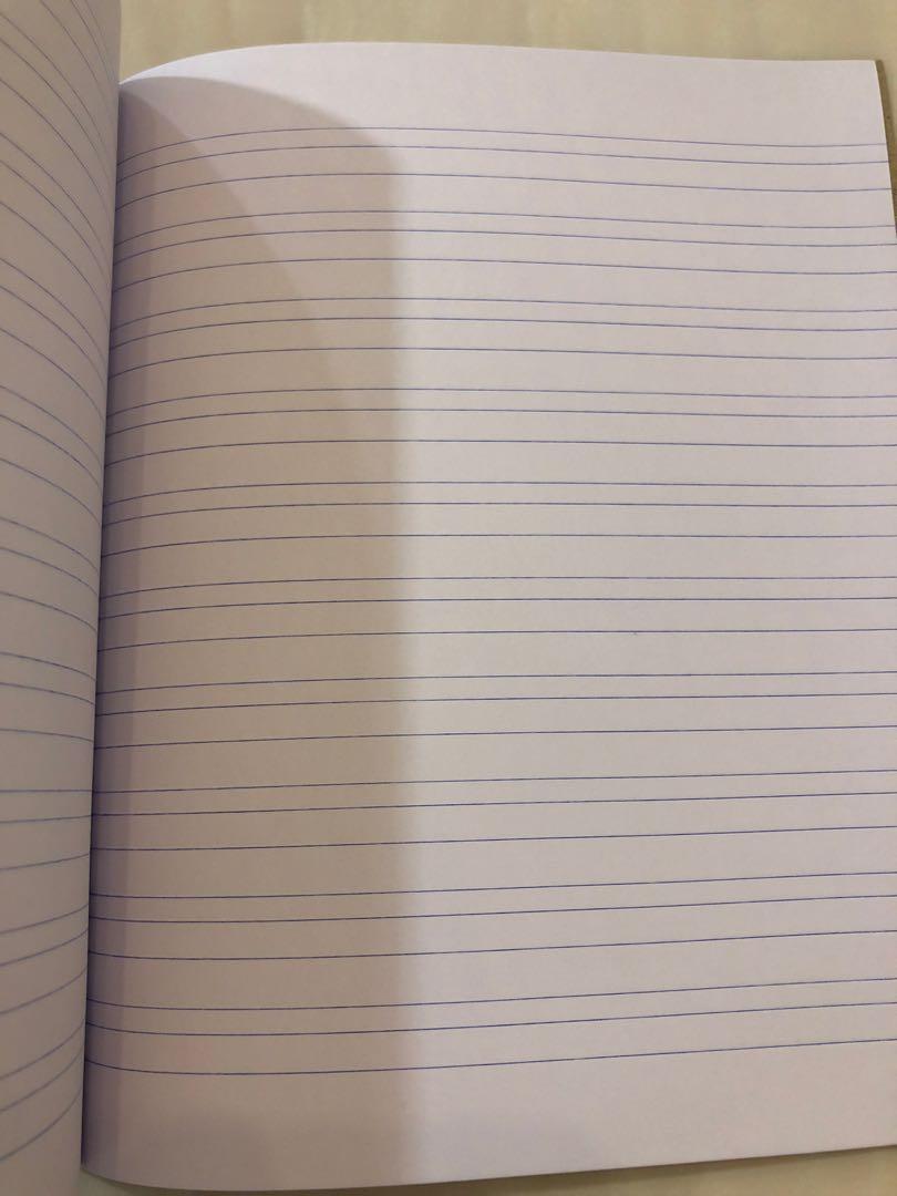 Triple line exercise book, Hobbies & Toys, Books & Magazines ...