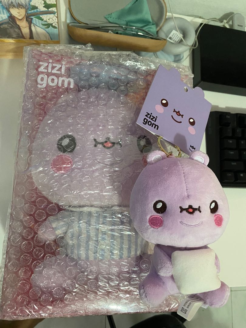 Twotuckgom Zizigom keyring & sitting plush set, Hobbies & Toys ...