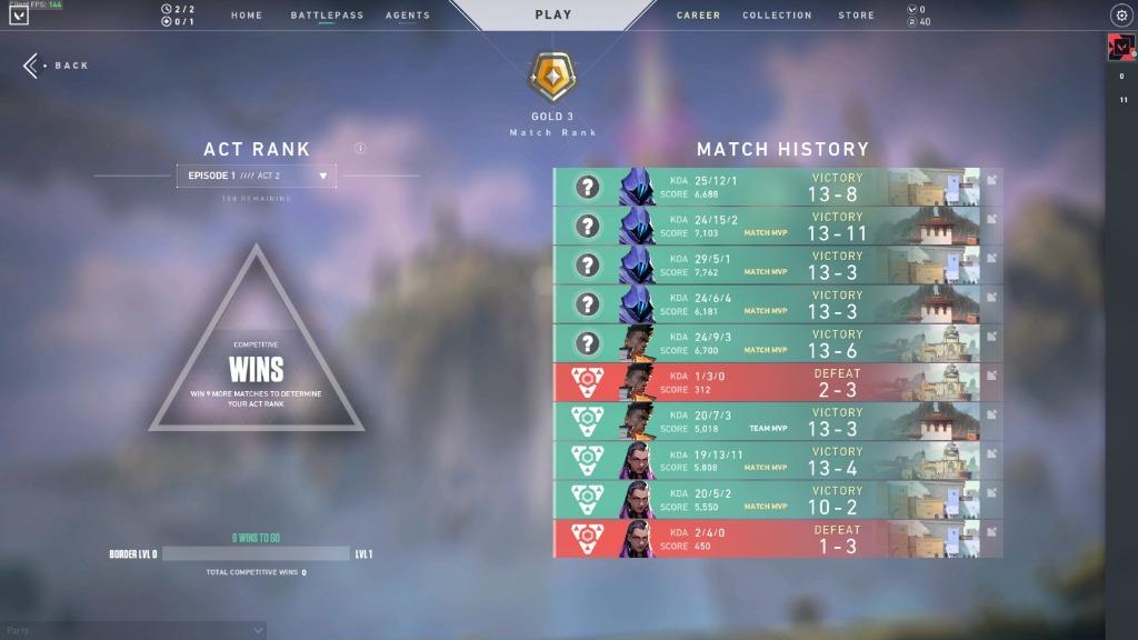 Valorant Gold 3 Account, Video Gaming, Gaming Accessories, Game Gift ...