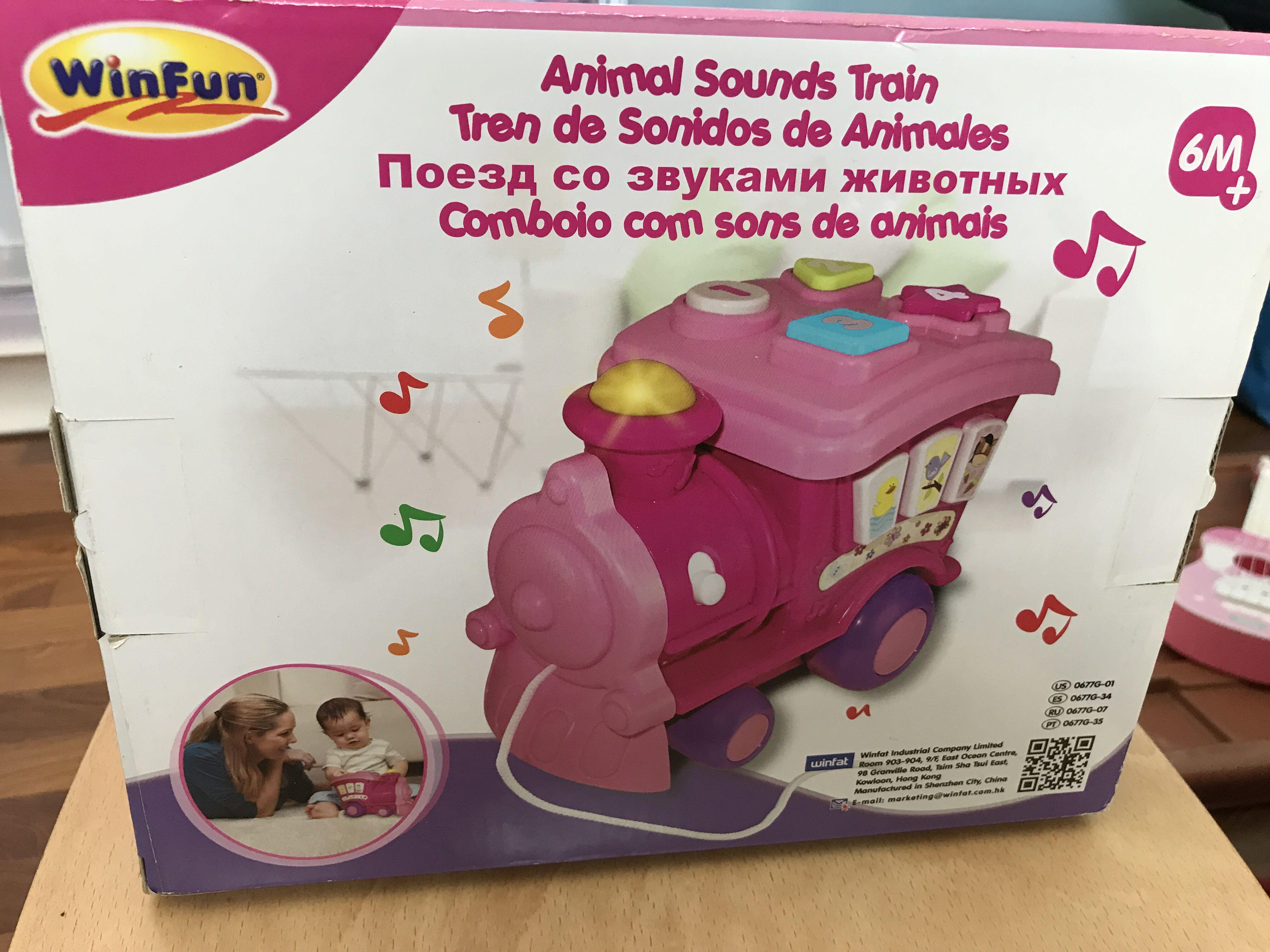WinFun Animal Sounds Train, Babies & Kids, Infant Playtime on Carousell