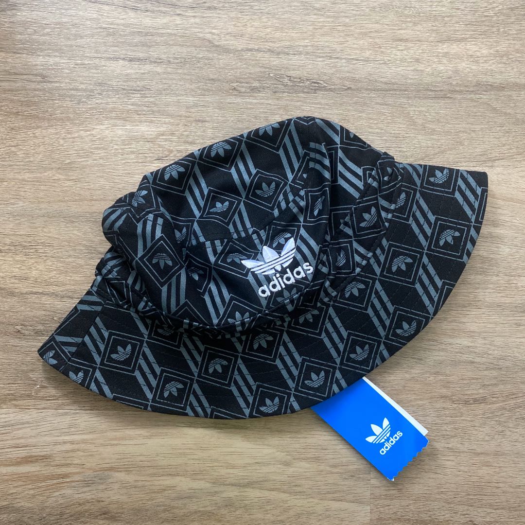 Adidas monogram bucket hat (black), Men's Fashion, Watches ...