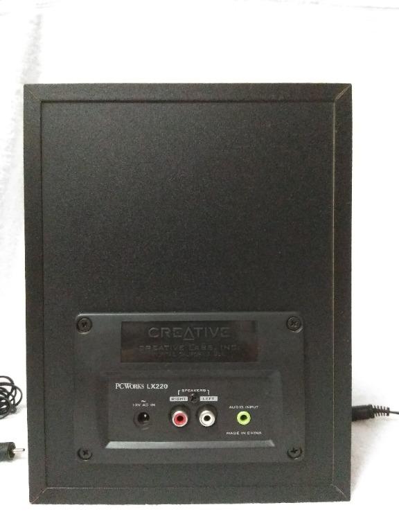 Creative Technology PCWorks LX220 2.1 speakers with subwoofer, TV ...