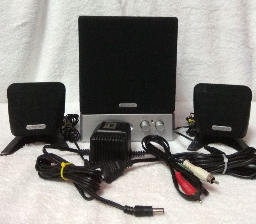 Creative Technology PCWorks LX220 2.1 speakers with subwoofer, TV ...